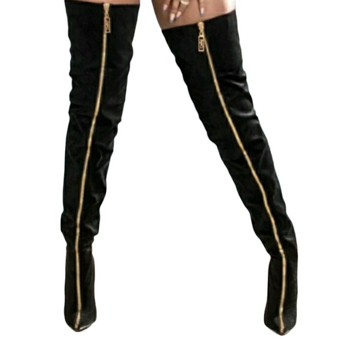 Beautiful Handmade Thigh Boots - Etsy