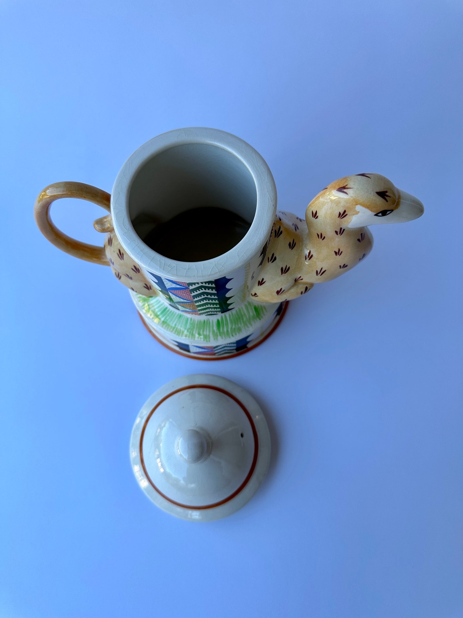 Rare Vintage 1970's Carlton Ware England Decorated Camel Lustre Pottery ...