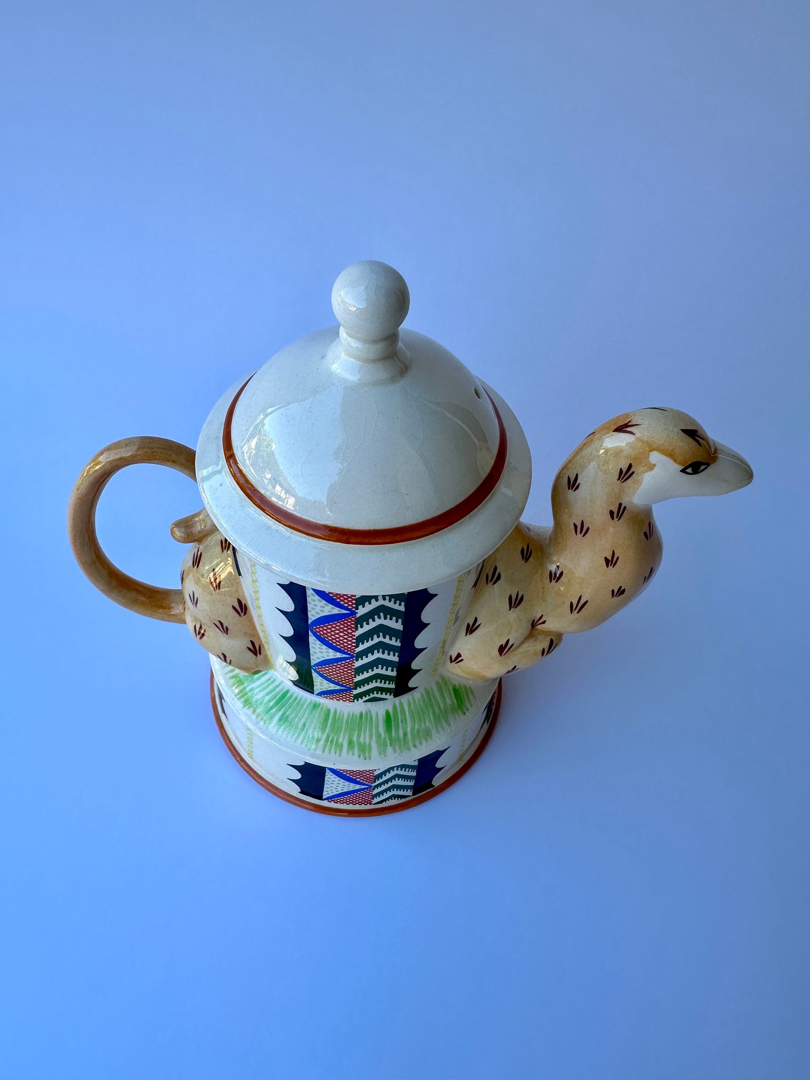 Rare Vintage 1970's Carlton Ware England Decorated Camel Lustre Pottery ...