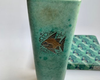 Green Fish Vase - Etsy