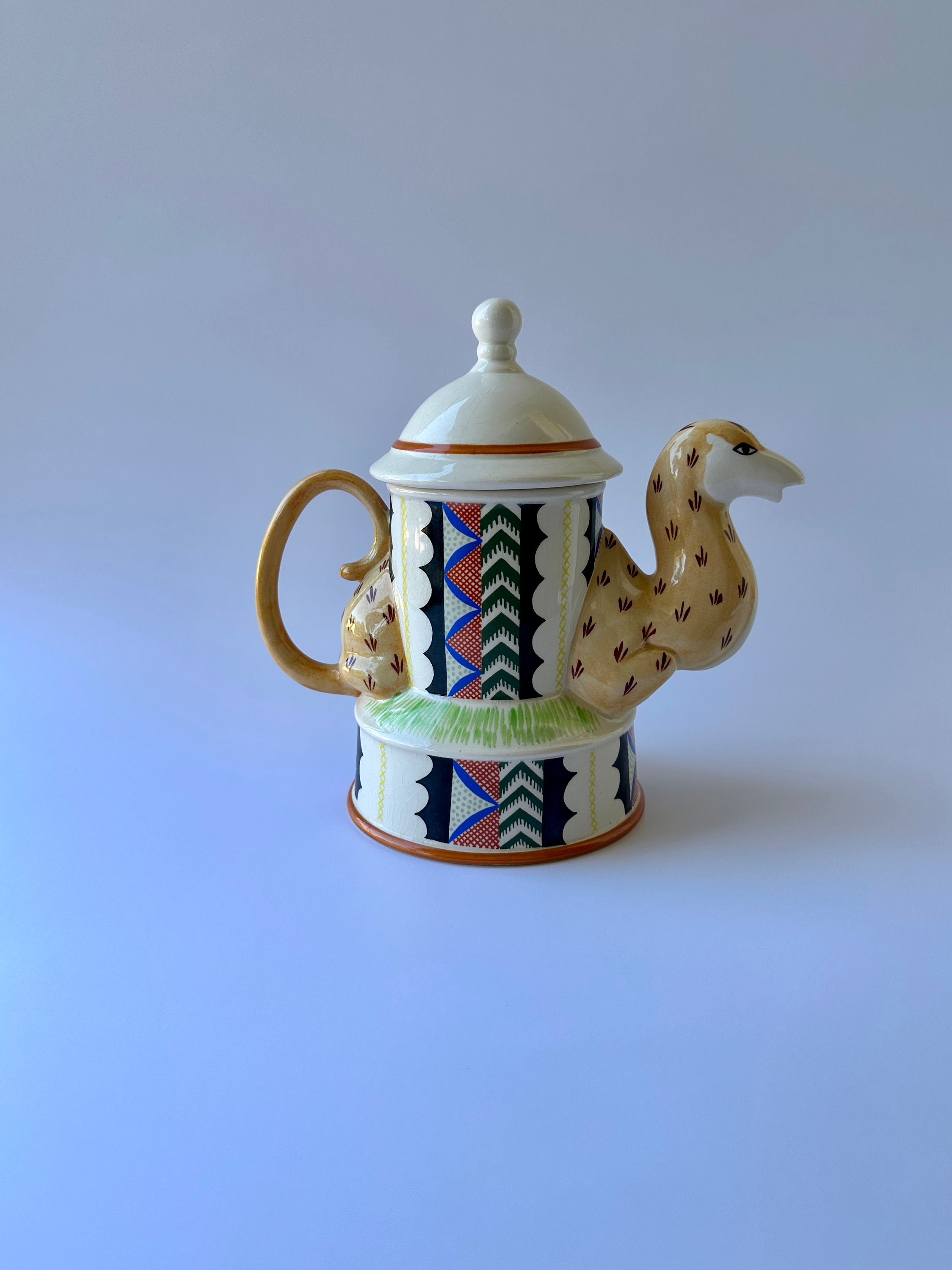 Rare Vintage 1970's Carlton Ware England Decorated Camel Lustre Pottery ...