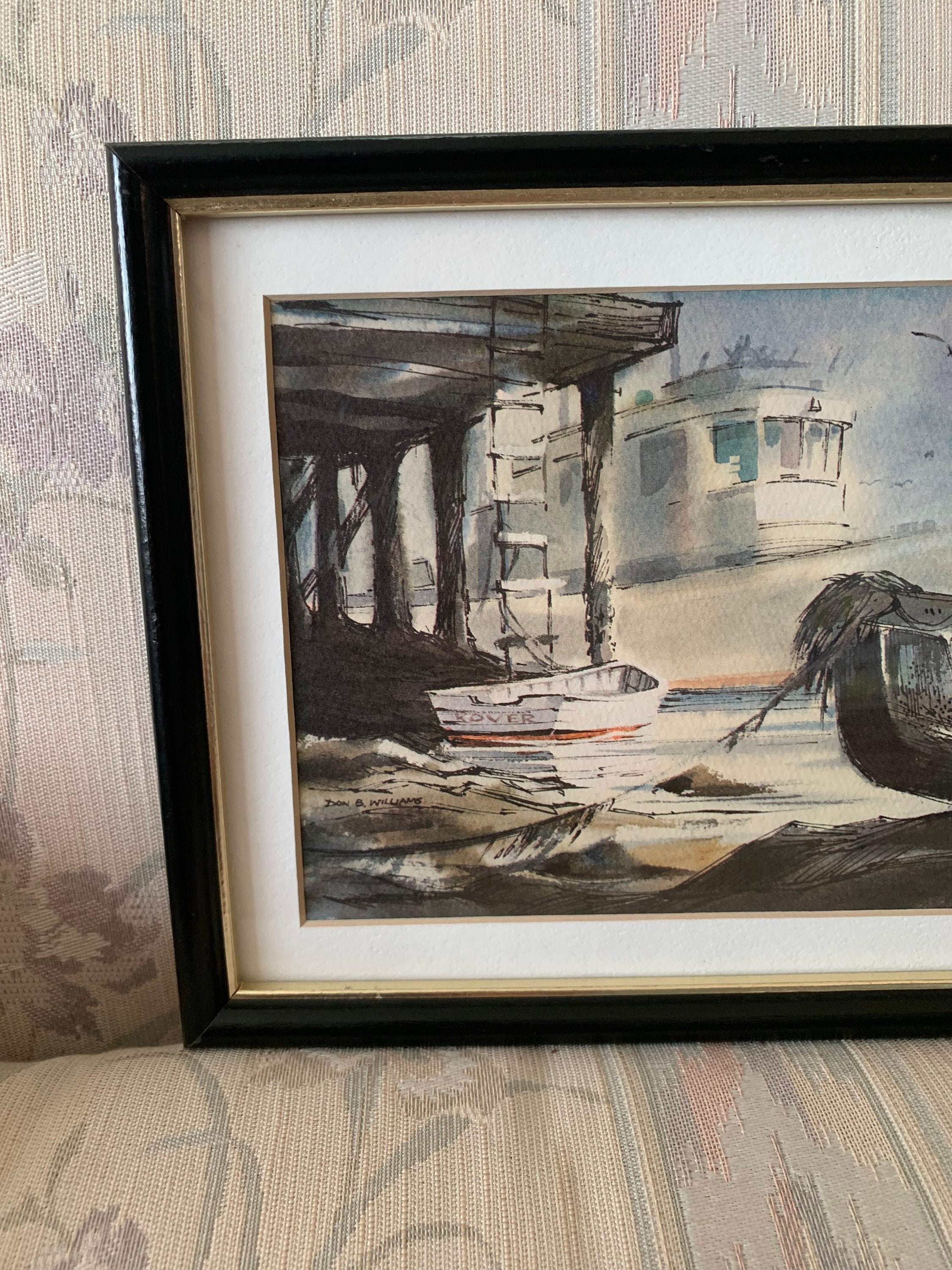 Vintage Rare Original Limited Edition Don B. Williams Watercolor 'the ...