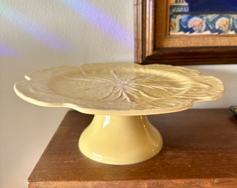 Bordallo Pinheiro portugal 'cabbage' in Light Green, Large 12 Pedestal ...