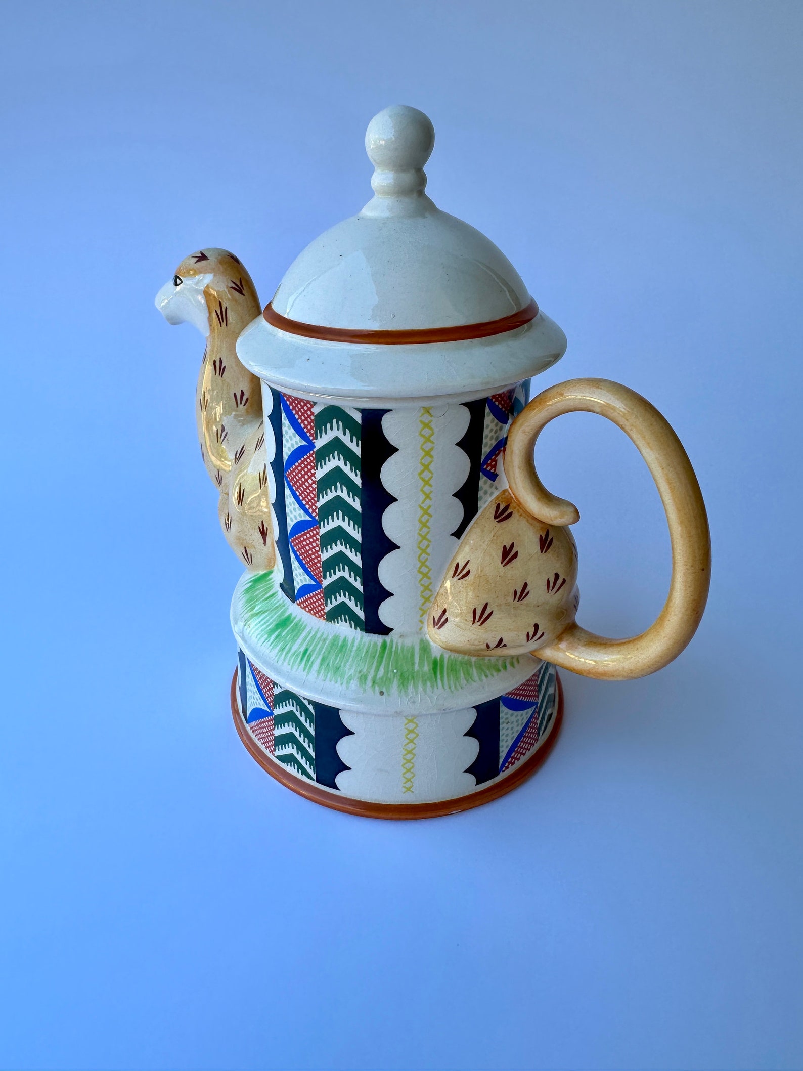 Rare Vintage 1970's Carlton Ware England Decorated Camel Lustre Pottery ...