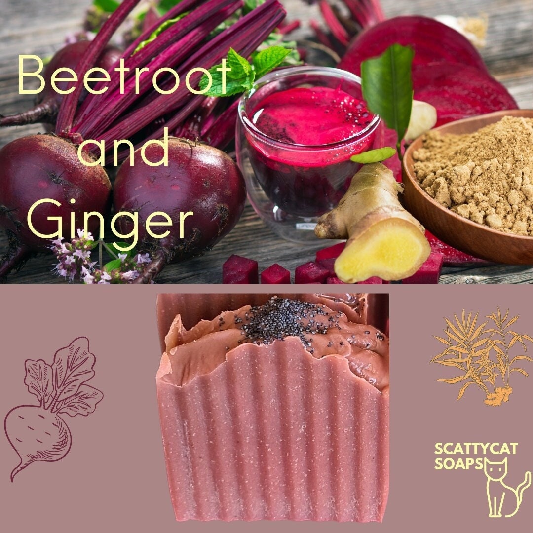 Beetroot and Ginger Soap - Etsy
