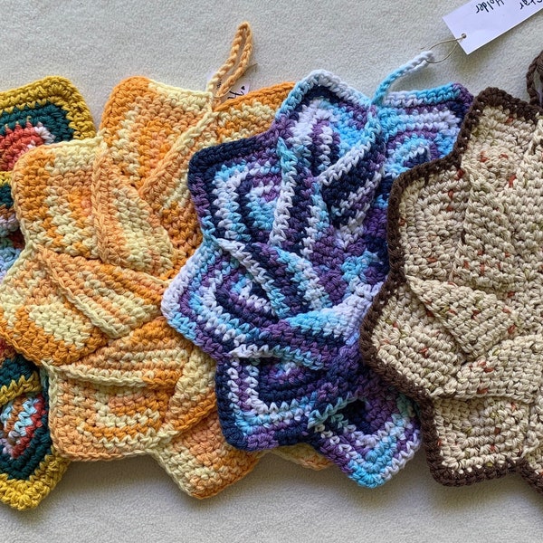 Crochet Flower Trivet Pattern - Etsy