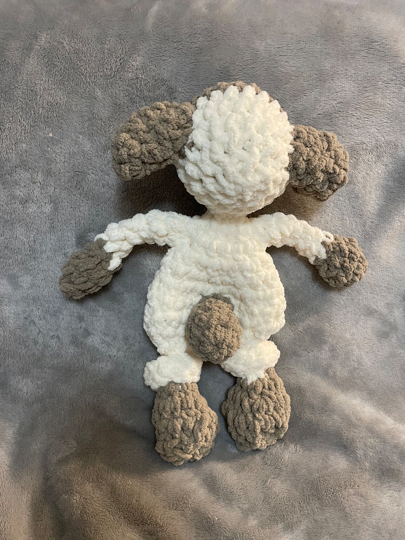Sheep Snuggler | Lovey | Stuffed Lamb | Handmade Crochet Keepsake ...