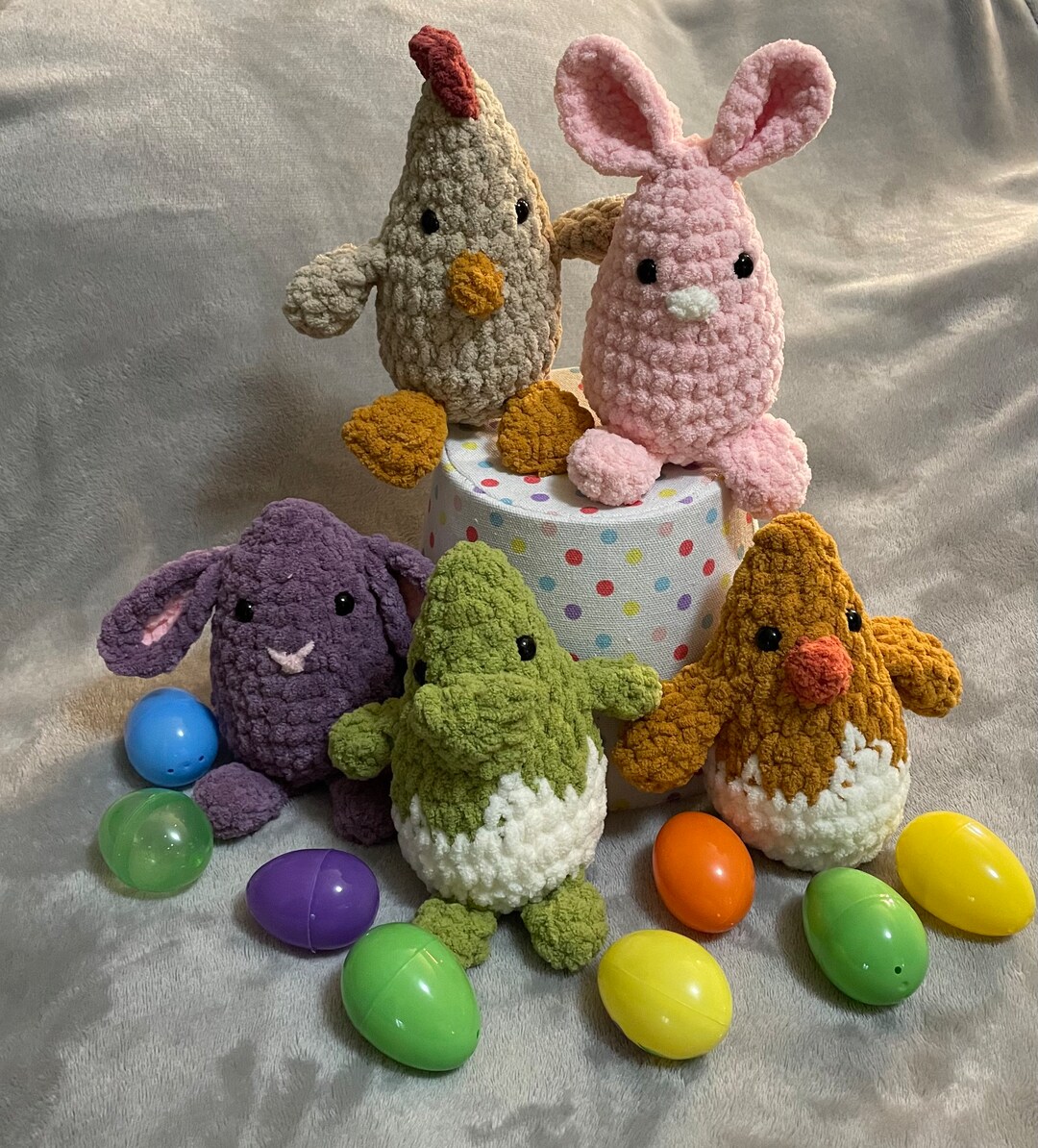 Plush Egg Friends! Perfect for Easter Baskets and Decorations | Sheep ...