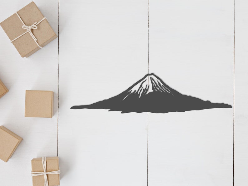 Mount Fuji SVG Outline Digital Cut File Fuji-hakone-izu | Etsy Australia