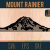 Half Dome Peak Outline SVG Digital Cut File Mountain Silhouette ...