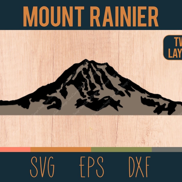 Mountain Range Wa State Svg - Etsy