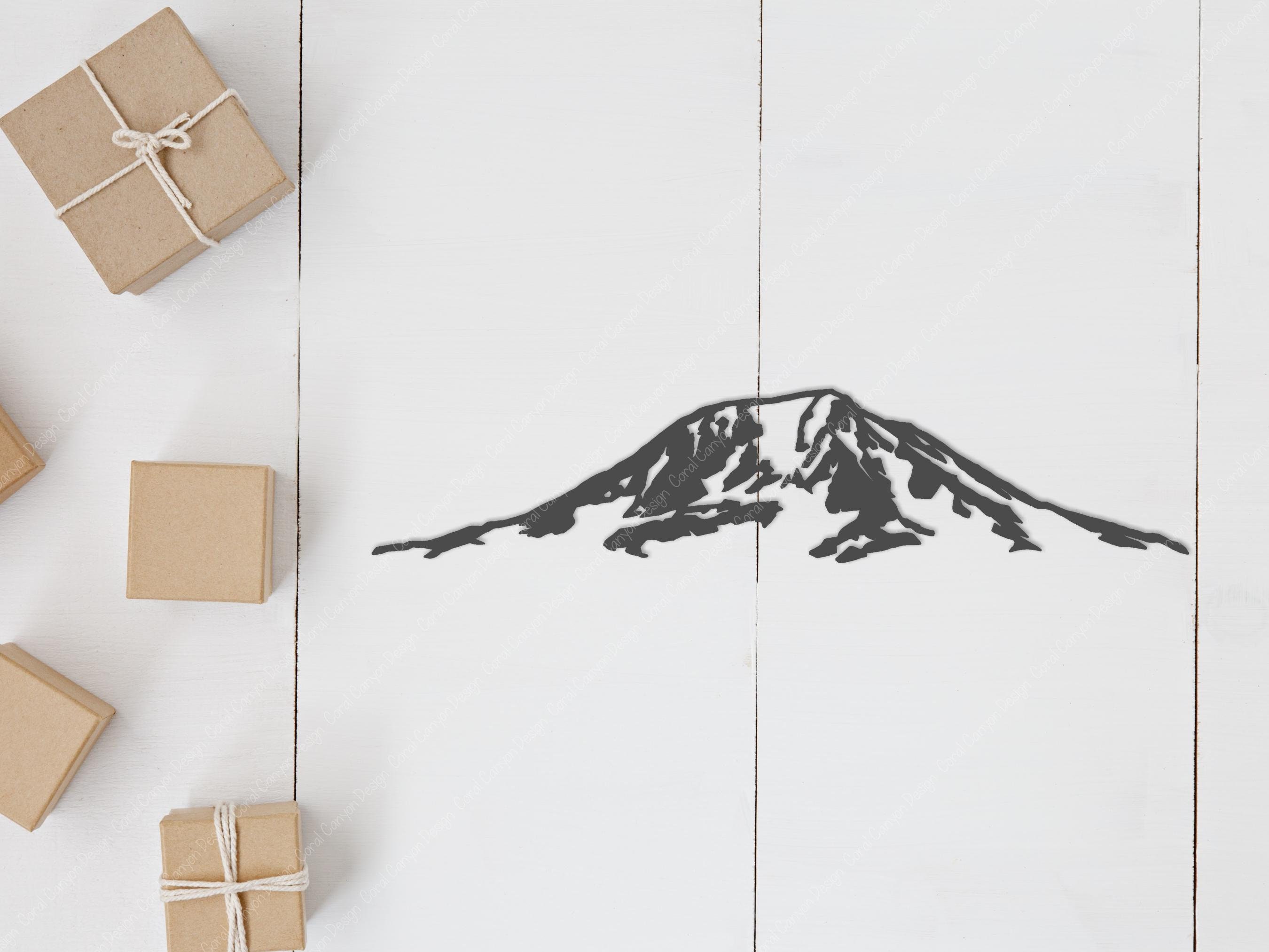 Pacific Northwest Peaks SVG Bundle | Digital Cut Files | Rainier ...