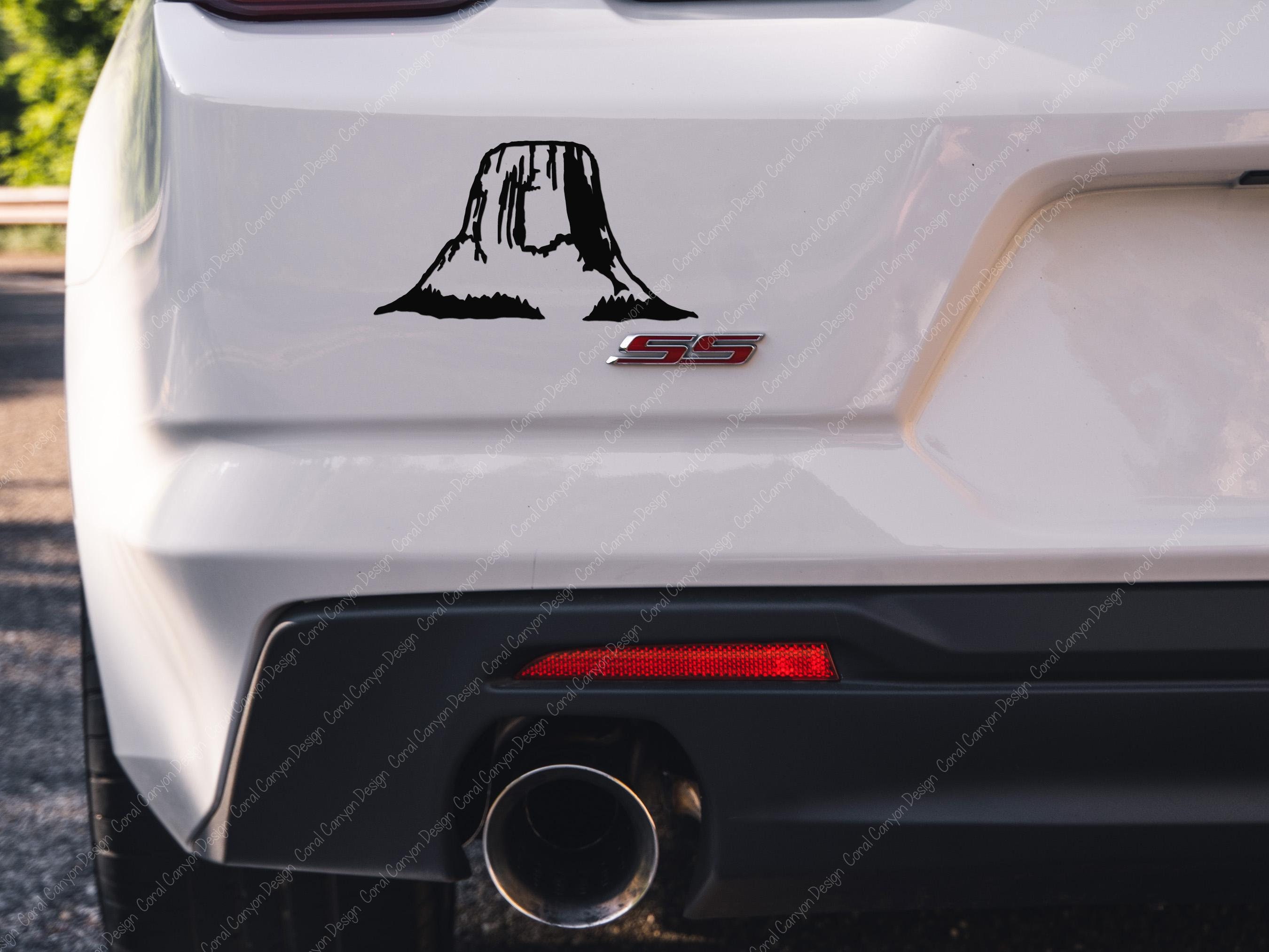 Devil's Tower SVG Outline Digital Cut File Devil's - Etsy