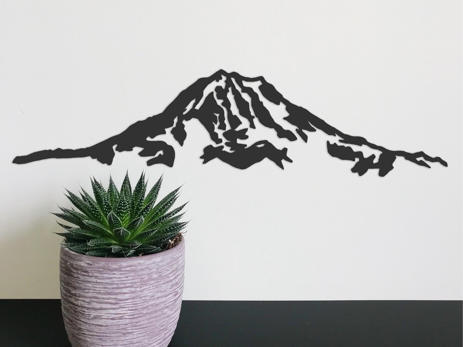 Mount Rainier SVG Outline Digital Cut File Washington State Cascade ...