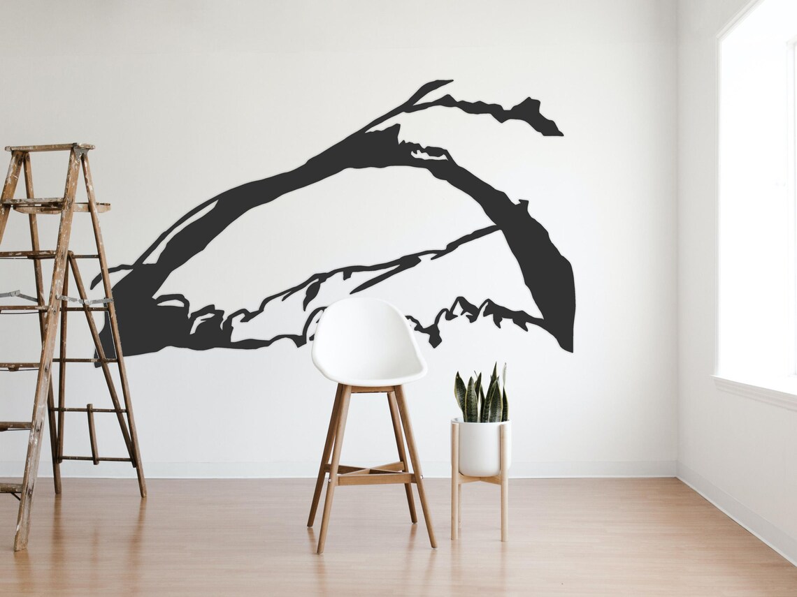 Landscape Arch SVG Outline Digital Cut File Arches | Etsy