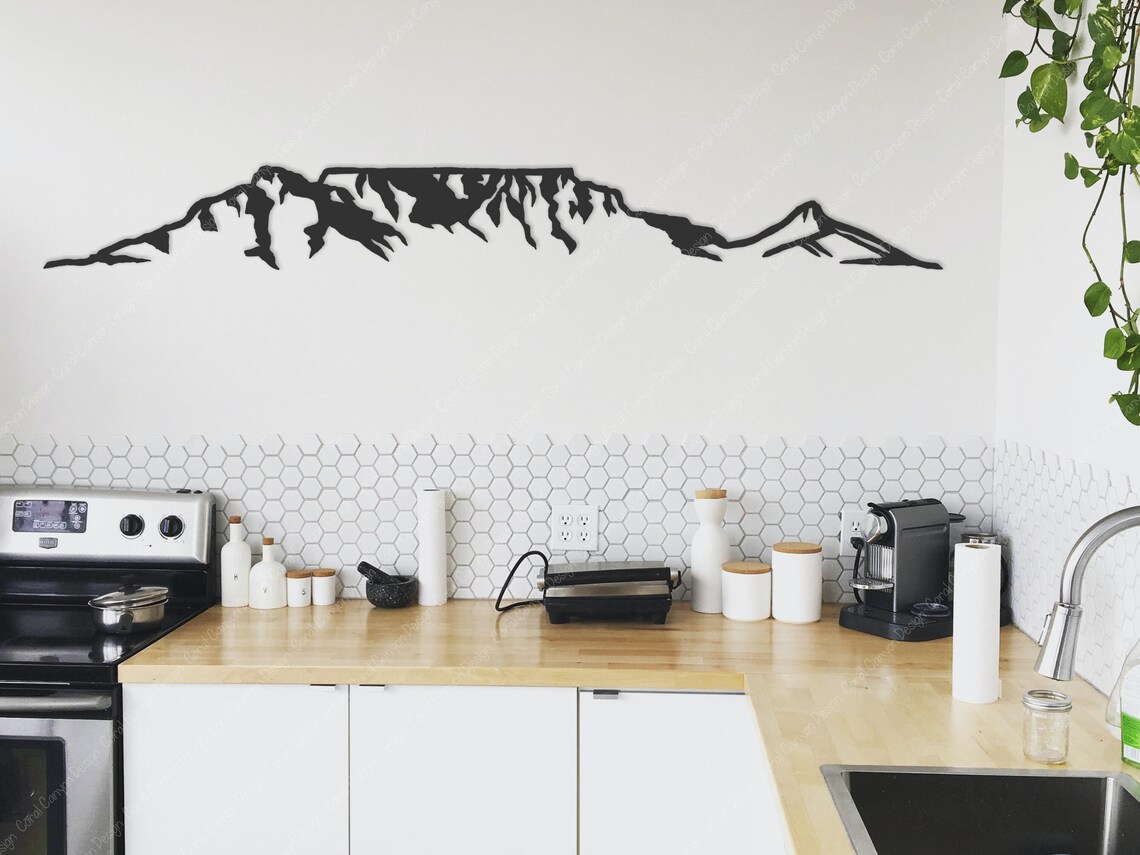 Table Mountain SVG Outline | Digital Cut File | Cape Town, South Africa ...