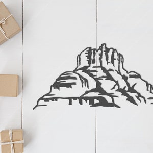 Bell Rock SVG Outline | Digital Cut File | Yavapai County | Coconino ...
