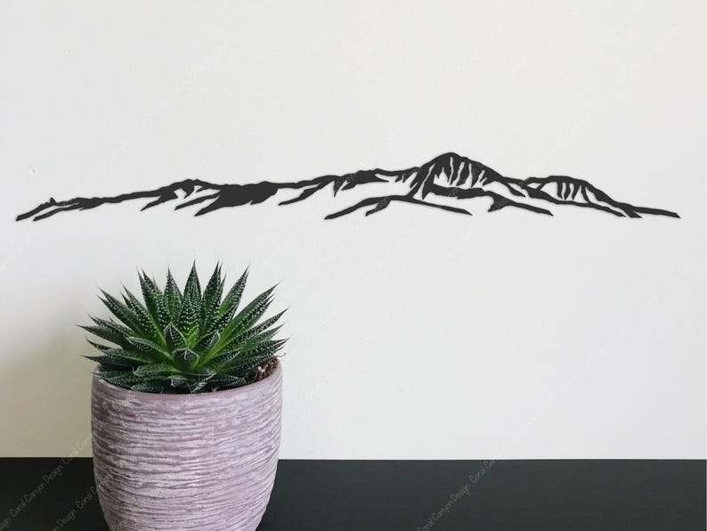Ute Mountain SVG Outline | Digital Cut File | Montezuma County ...