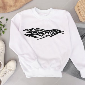 Blue Ridge Mountains SVG Outline | Digital Cut File | Appalachian ...