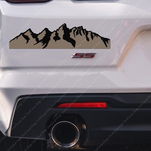 Layered Grand Tetons Mountain Outline | SVG Digital Cut File | Two ...