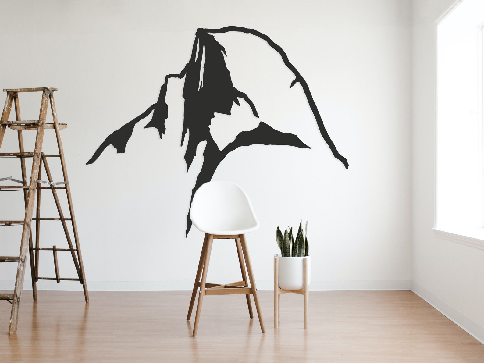 Half Dome Peak Outline | SVG Digital Cut File | Mountain Silhouette ...