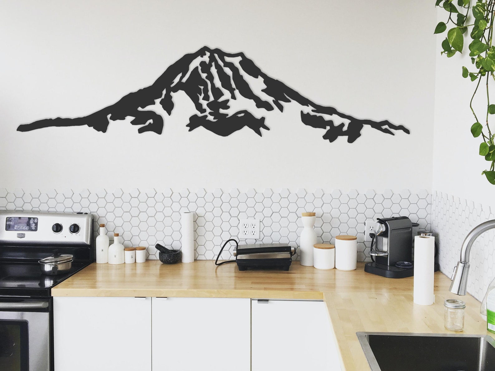 Mount Rainier SVG Outline | Digital Cut File | Washington State Cascade ...