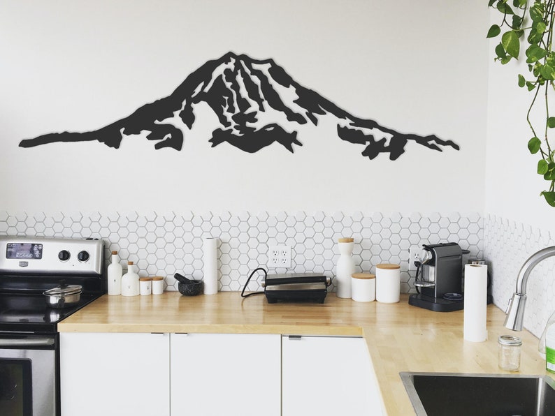 Mount Rainier SVG Outline Digital Cut File Washington - Etsy Singapore