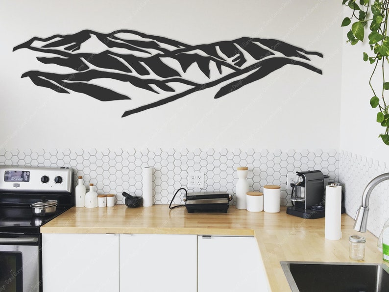 Blue Ridge Mountains SVG Outline | Digital Cut File | Appalachian ...