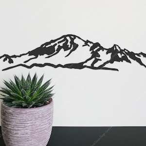 Mount Baker SVG Outline | Digital Cut File | Washington State Cascade ...