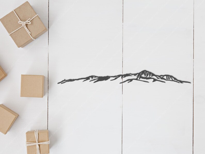 Ute Mountain SVG Outline | Digital Cut File | Montezuma County ...