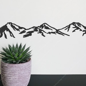 Three Sisters Mountains SVG Outline | Digital Cut File | Cascade ...