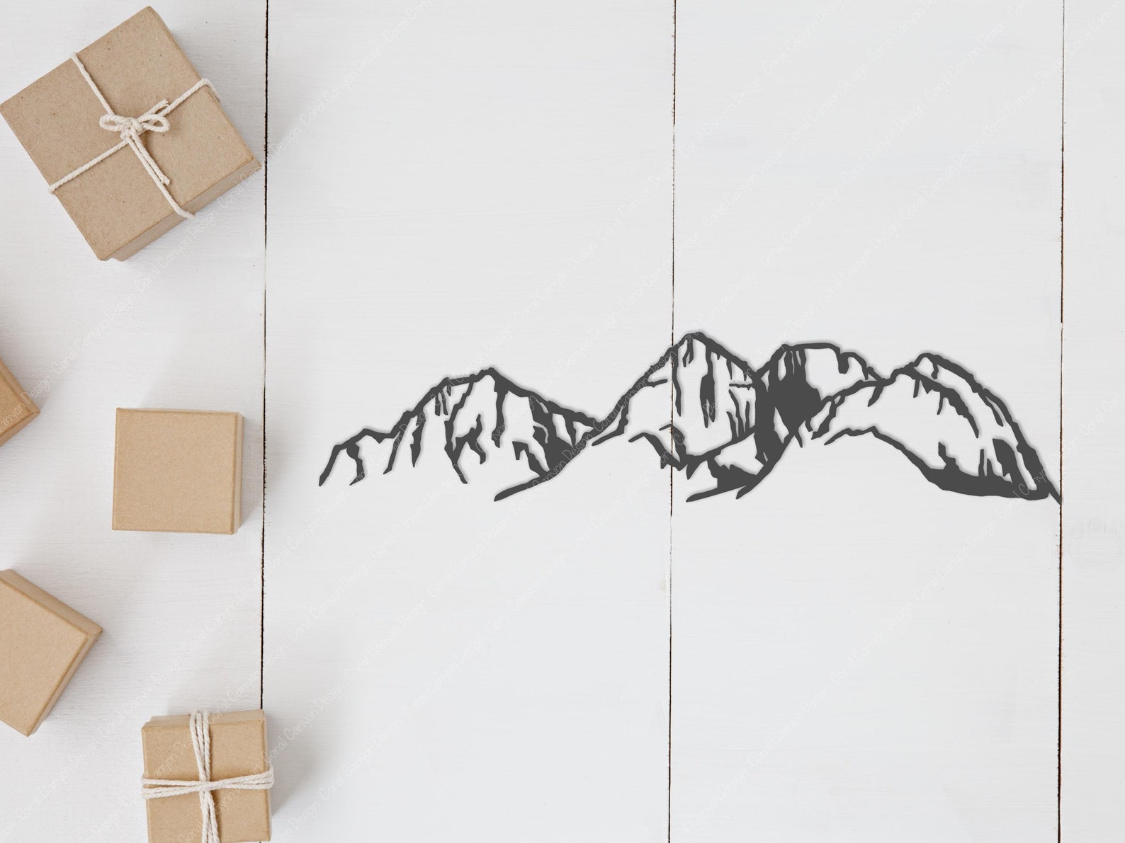 Red Rock Canyon SVG Outline Digital Cut File Rainbow - Etsy