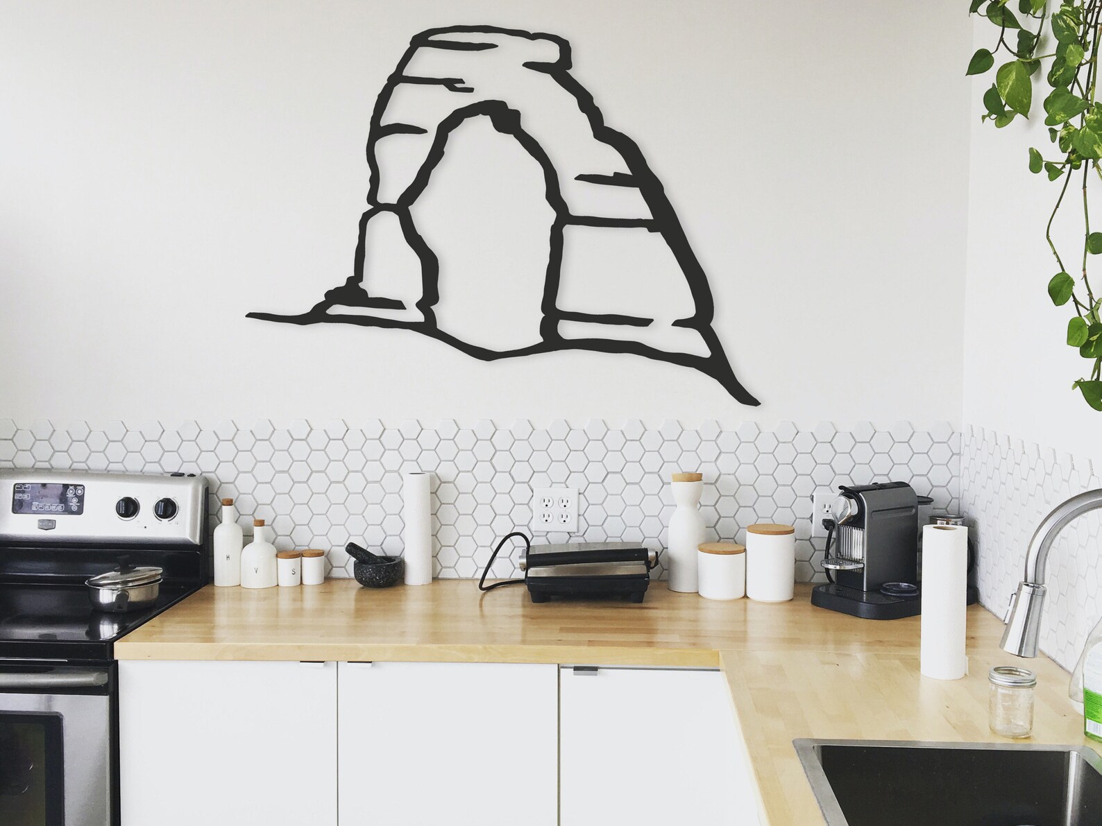 Delicate Arch SVG Outline | Digital Cut File | Arches National Park ...