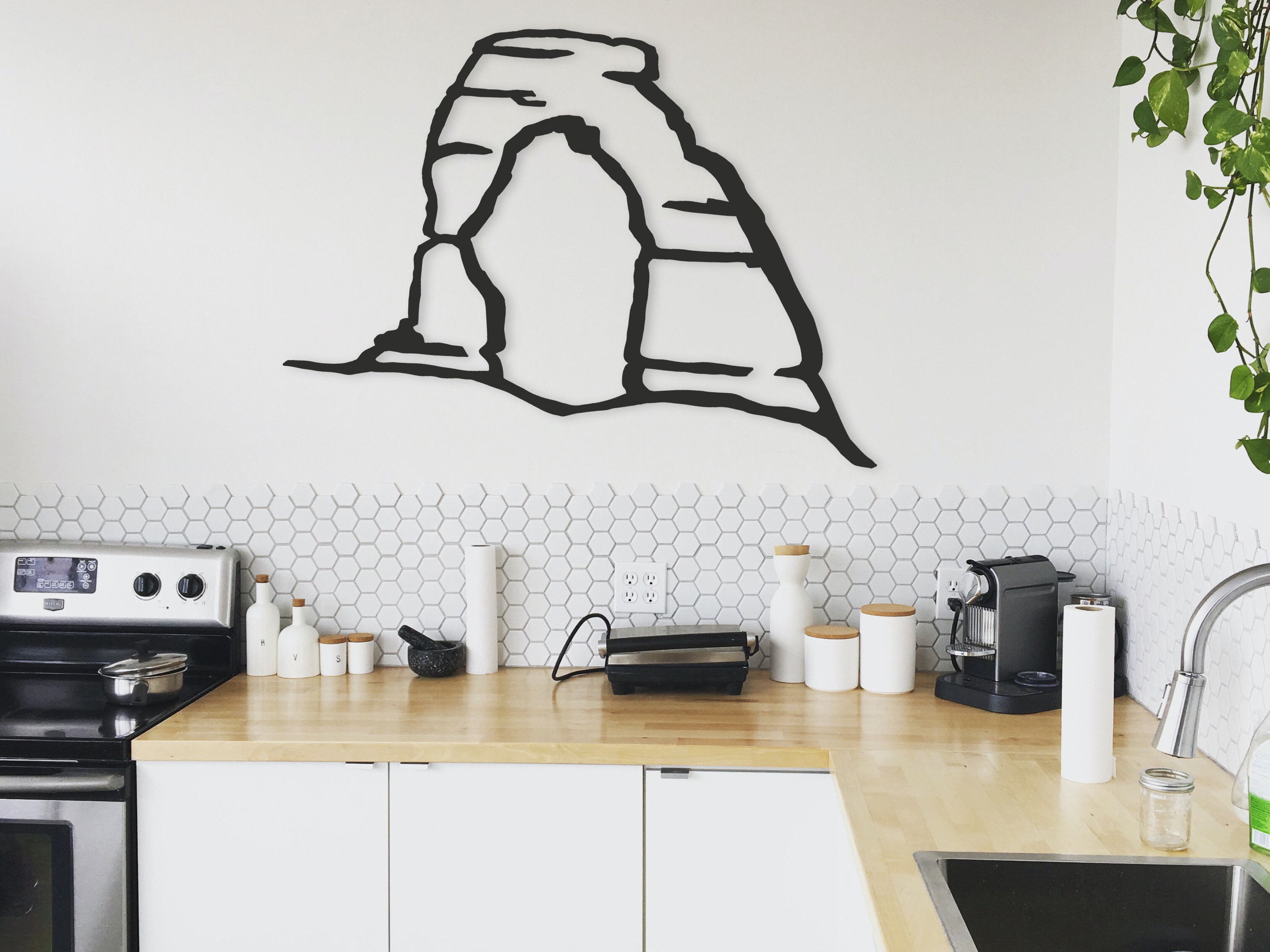 Delicate Arch SVG Outline Digital Cut File Arches National - Etsy