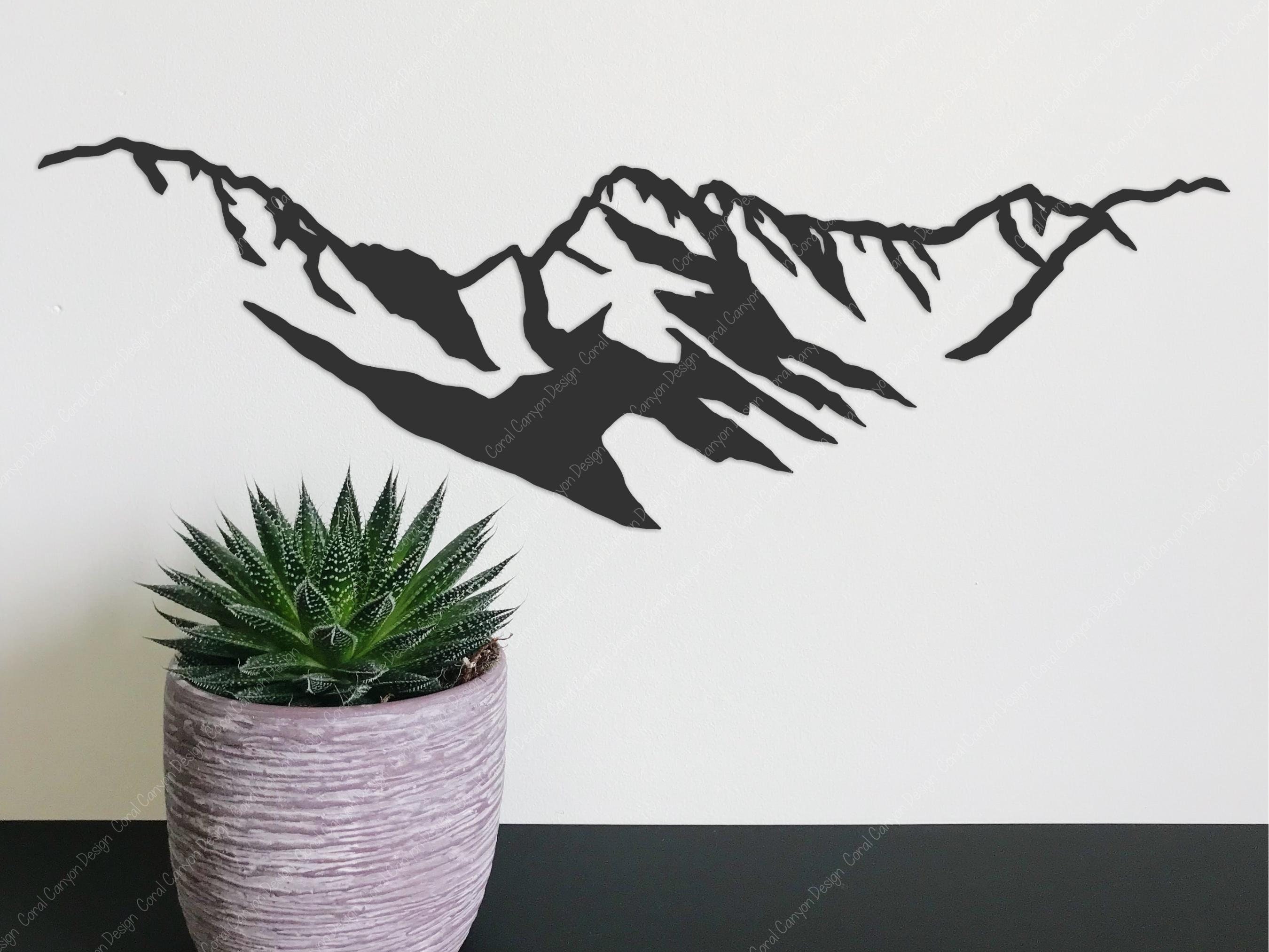 Mount Powell SVG Outline | Digital Cut File | Southern Rocky Mountains ...