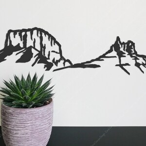Yavapai Vista SVG Outline | Digital Cut File | Coconino National Forest ...