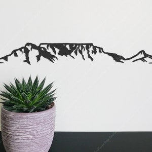 Table Mountain SVG Outline | Digital Cut File | Cape Town, South Africa ...
