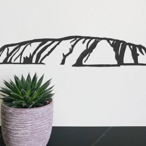 Uluru SVG Outline | Digital Cut File | Uluru-kata Tjuta National Park ...