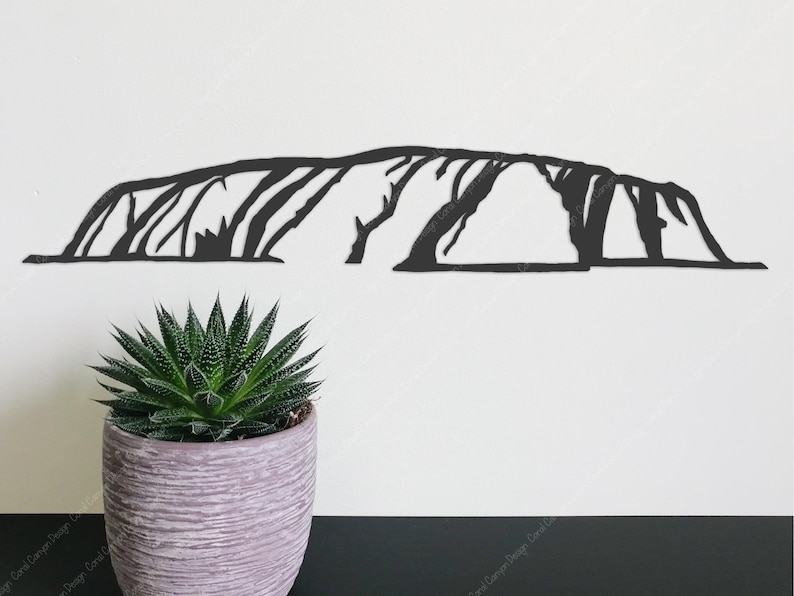 Uluru SVG Outline Digital Cut File Uluru-kata Tjuta - Etsy