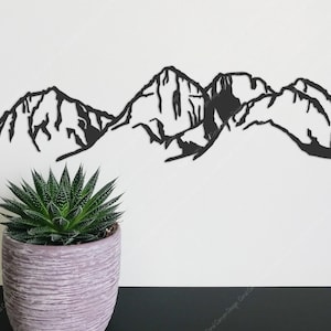 Red Rock Canyon SVG Outline | Digital Cut File | Rainbow Mountain ...