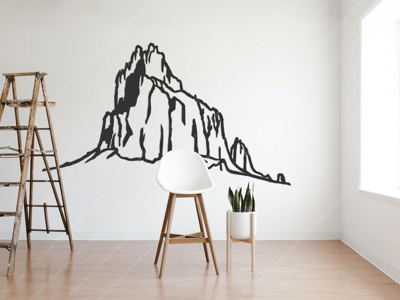 Ship Rock Peak SVG Outline Digital Cut File Navajo Nation - Etsy