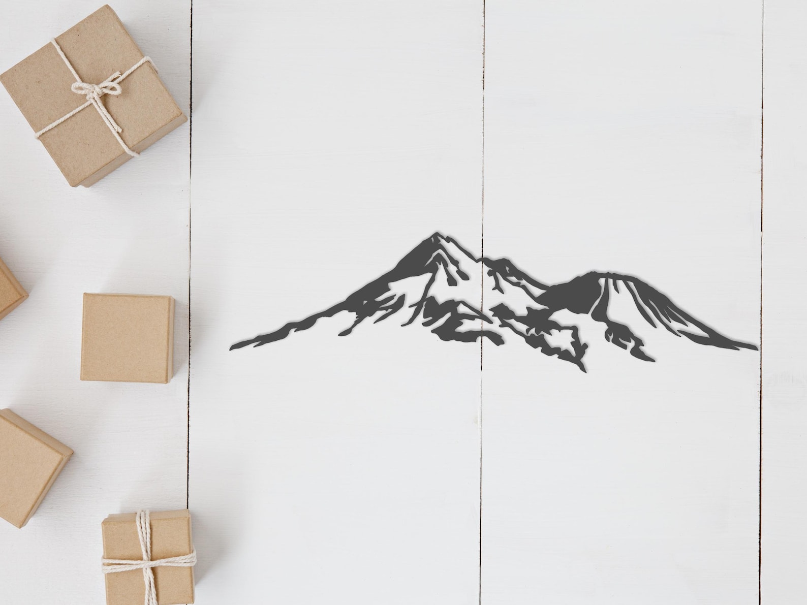 Mount Shasta Outline SVG Digital Cut File California Cascade - Etsy