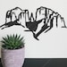 Sedona Mountains SVG Outline | Digital Cut File | Cathedral Rock | Red ...