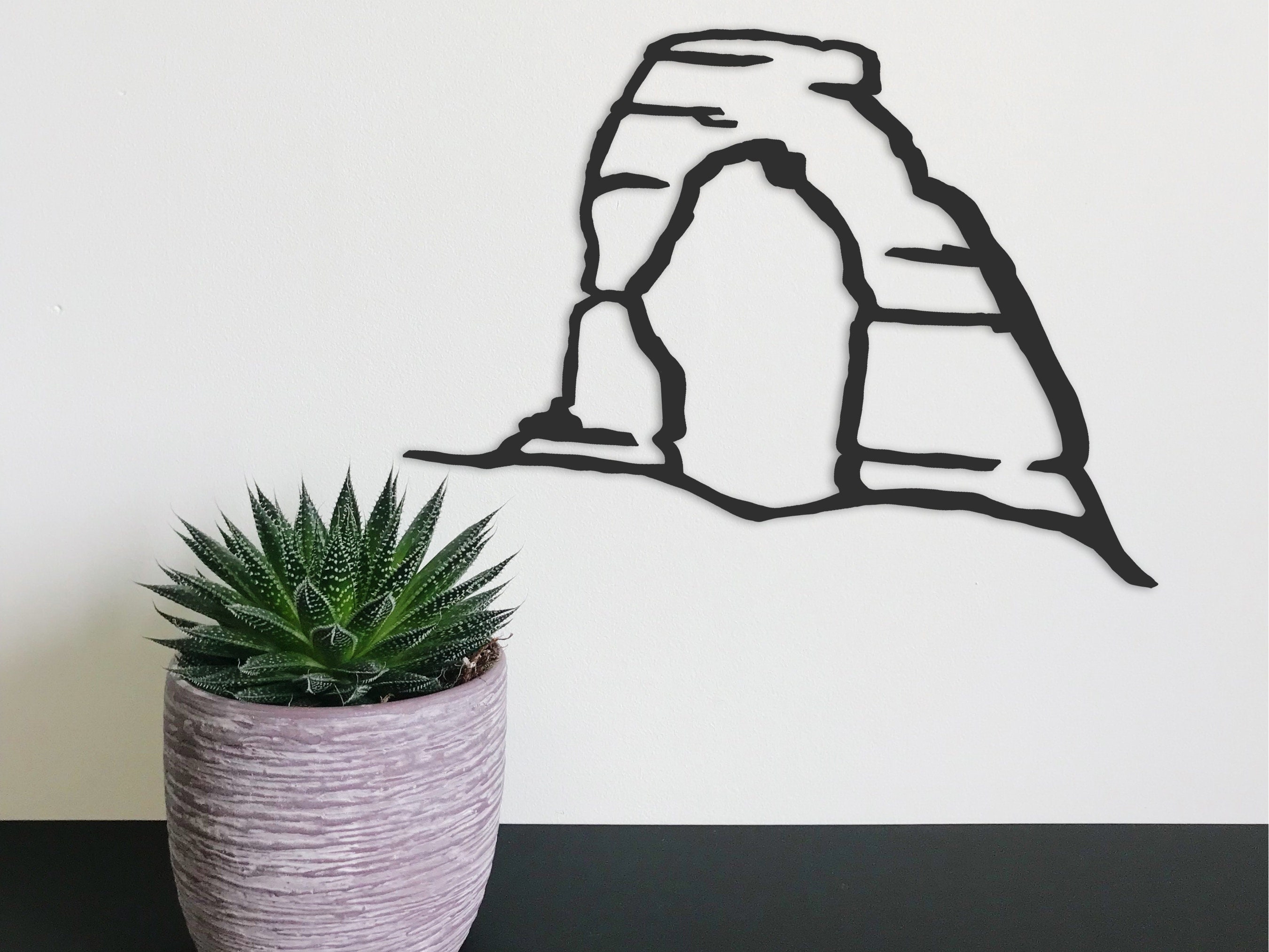 Delicate Arch SVG Outline Digital Cut File Arches National - Etsy