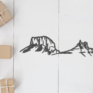 Yavapai Vista SVG Outline | Digital Cut File | Coconino National Forest ...