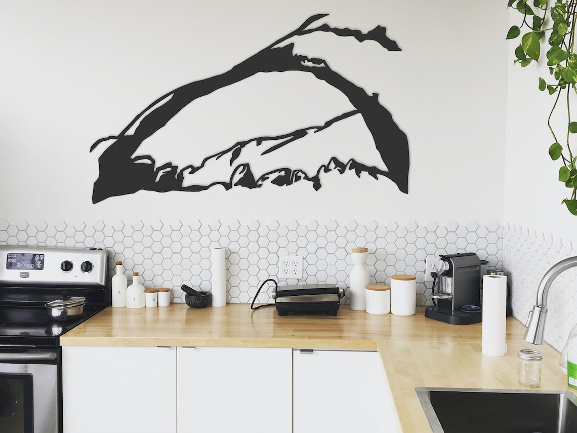 Landscape Arch SVG Outline Digital Cut File Arches | Etsy