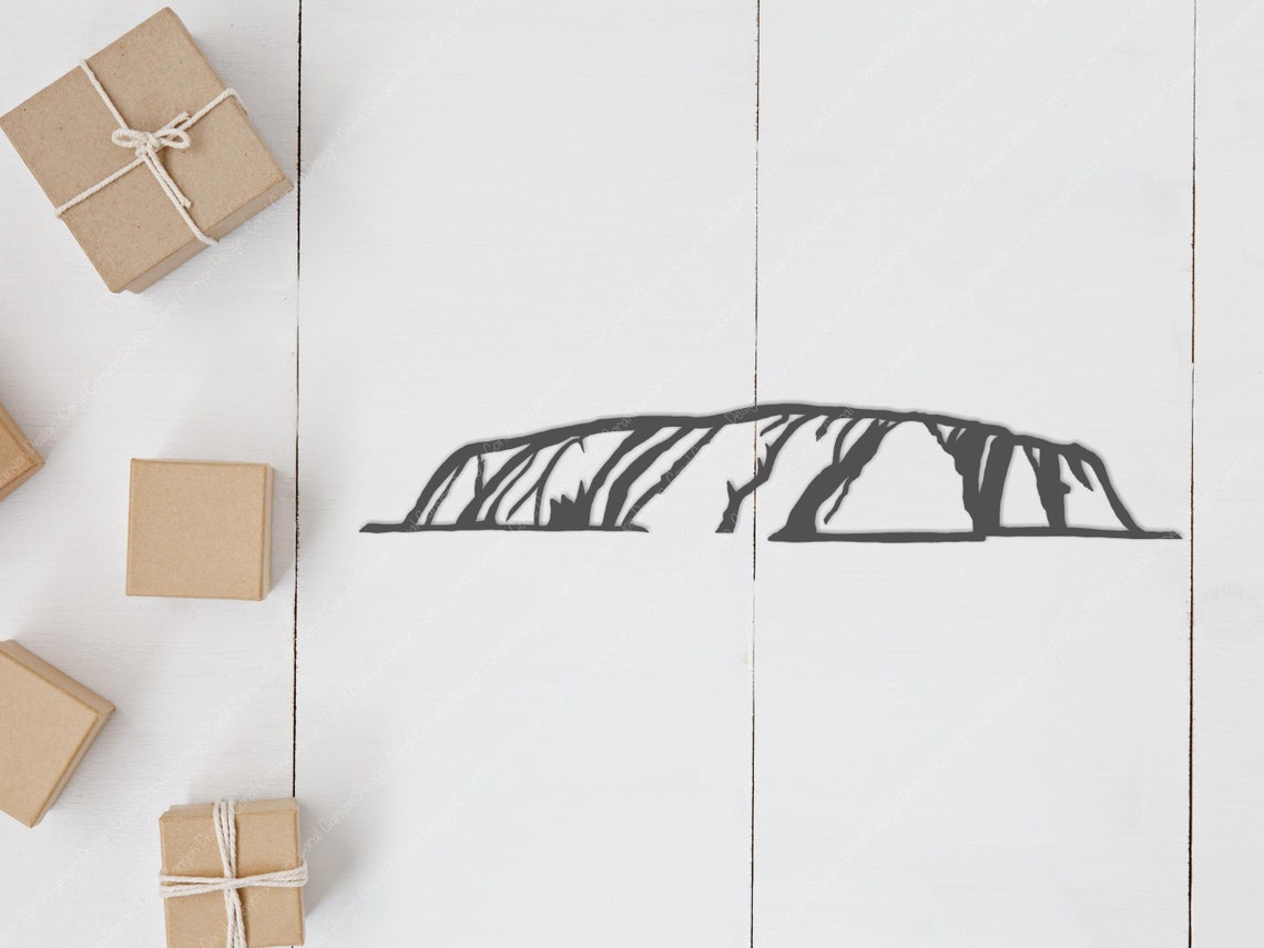 Uluru SVG Outline Digital Cut File Uluru-kata Tjuta - Etsy
