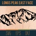 Table Mountain SVG Outline Digital Cut File Cape Town, South Africa ...