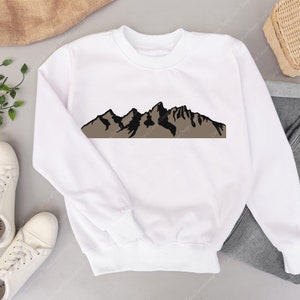 Layered Grand Tetons Mountain Outline | SVG Digital Cut File | Two ...