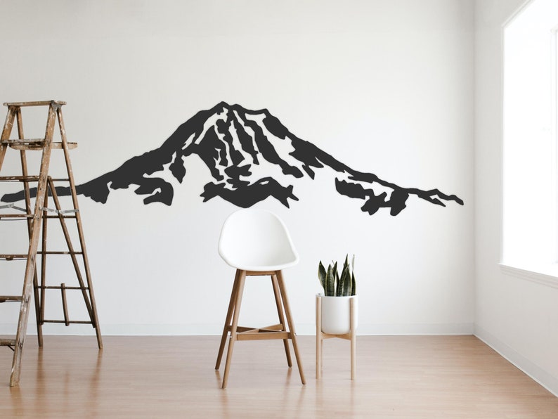 Mount Rainier SVG Outline | Digital Cut File | Washington State Cascade ...